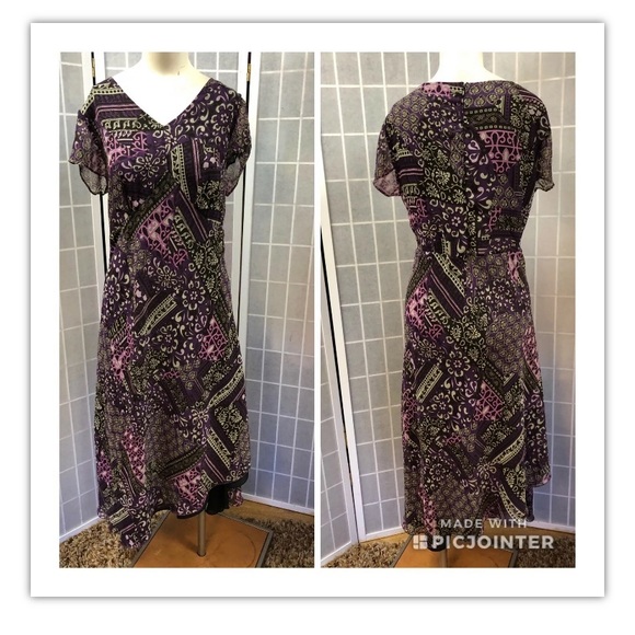 Elementz | Dresses | Elementzwomendresscasualblackpurple Sizexl | Poshmark